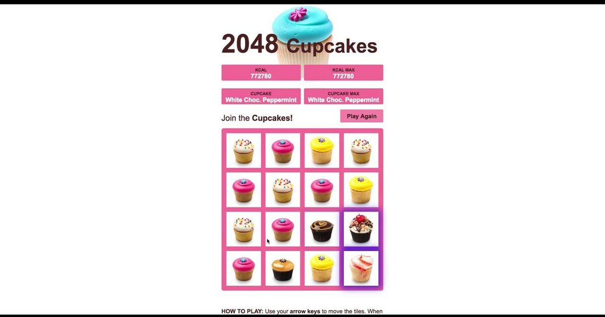 2048 Cupcakes Quiz - By gabrielzurbrugg