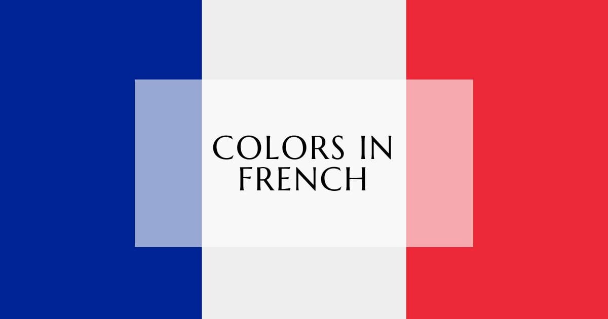 Short Order: French Colors Quiz - By AntiSocialGamer