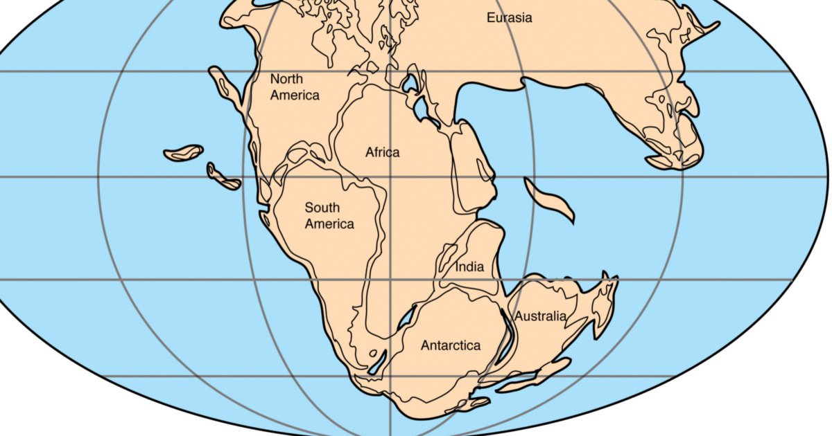 Pangea: Tethys Sea Resort Countries Map Quiz - By jyrops
