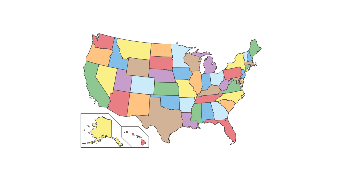 Odd-state Borders Quiz - By goc3