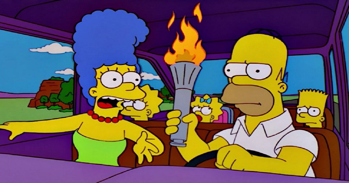 Simpsons Olympics Match Quiz