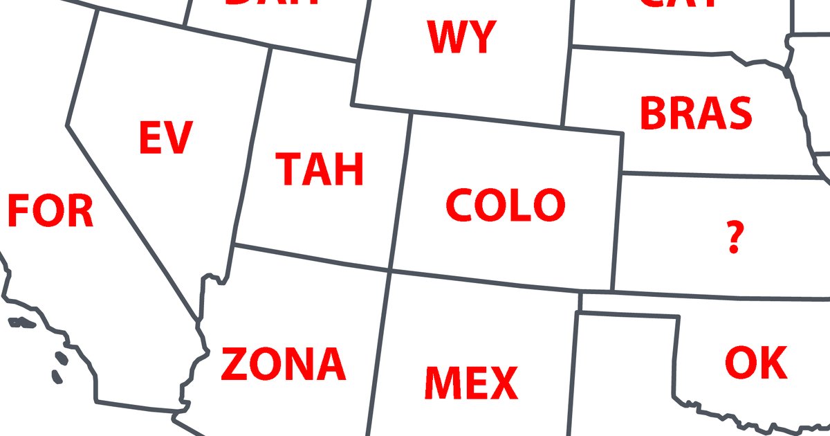 USA States: Unique 3-letter Combos, VIII Quiz - By goc3