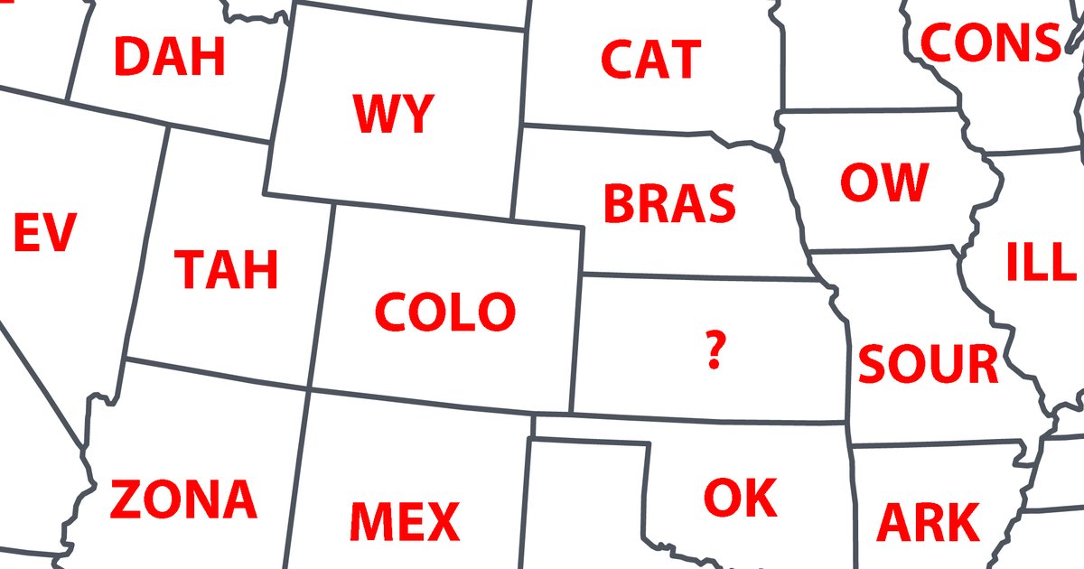 USA States: Unique 3-letter Combos, IX Quiz - By goc3