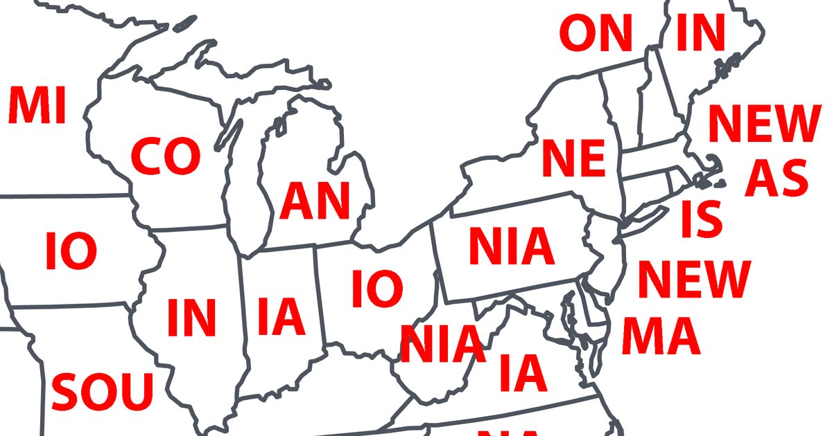 USA States: Common 3-letter Combos (ANA/NIA) Quiz - By goc3