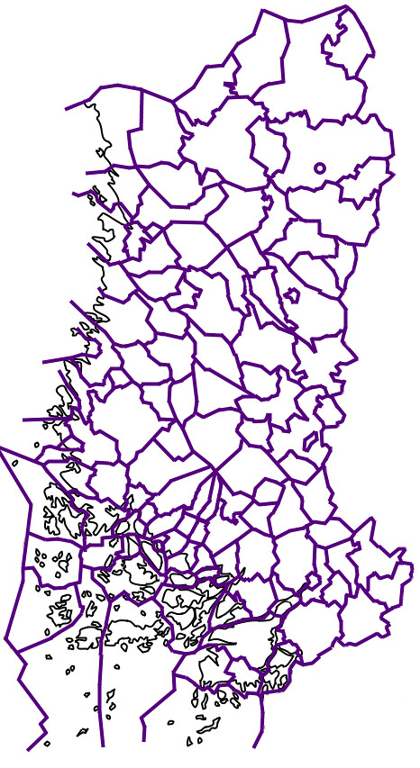 Municipalities of Turku and Pori Province on the map Quiz - By Samppapa