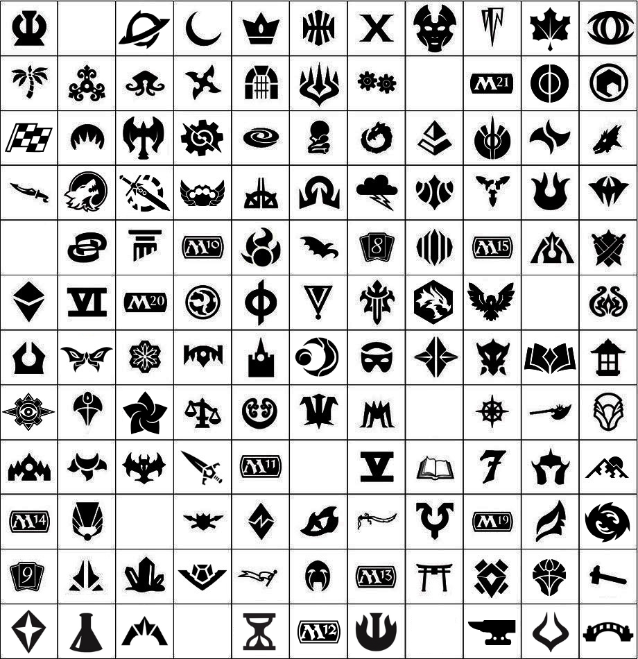 Magic: the Gathering Set Symbols - ECL Quiz - By DenAlex