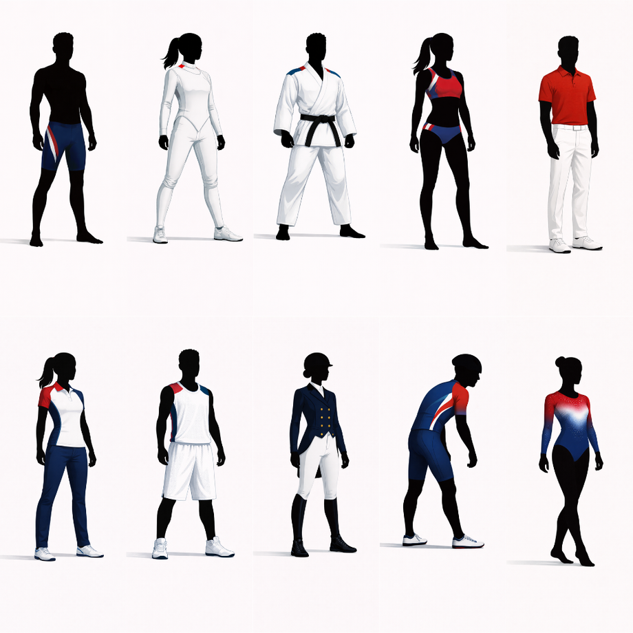 Shadows: Athletes Outfits Quiz - By riverbank