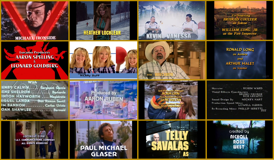 TV Series by Credits 11 Quiz - By mucciniale