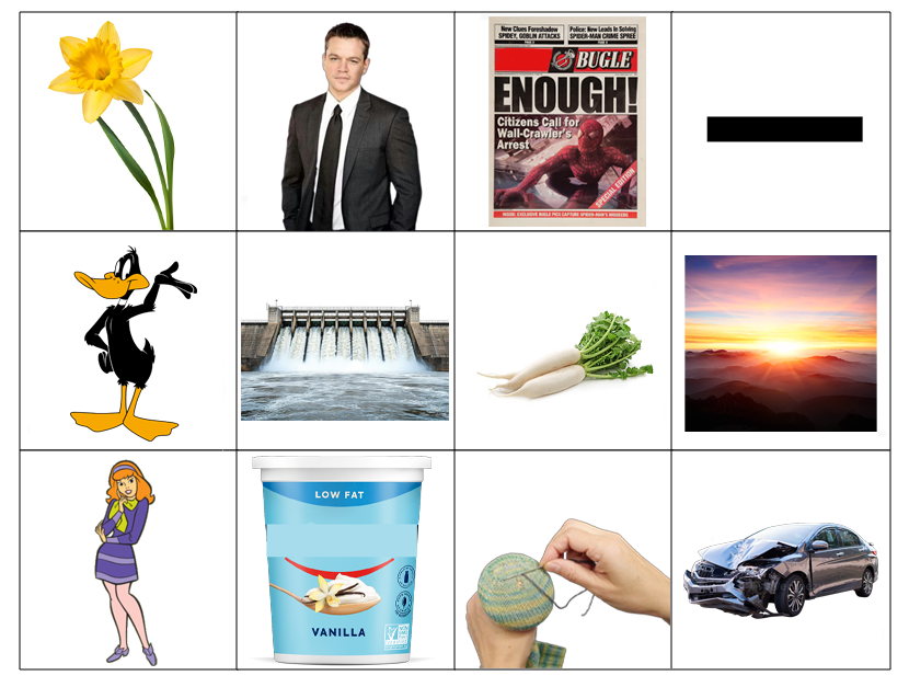 Words That Begin With 'Da' Picture Click II Quiz - By johncenafan612