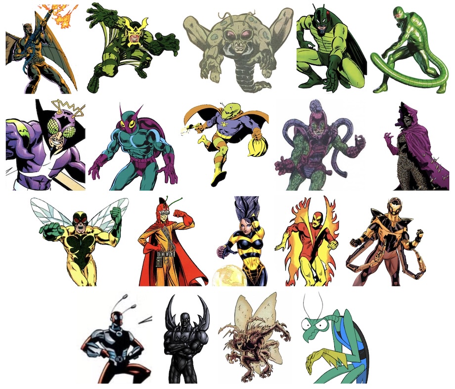 Similar Superpowers: Swarmy Villains! Quiz - By egon14