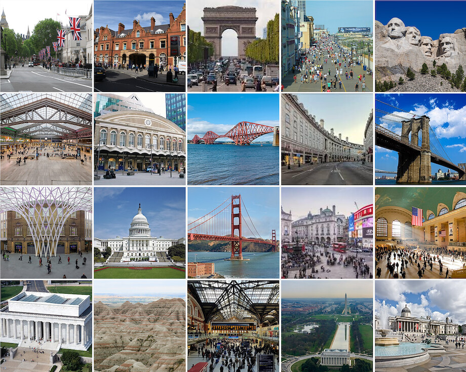 Matching Landmarks to Monopoly squares Quiz - By Bdroop