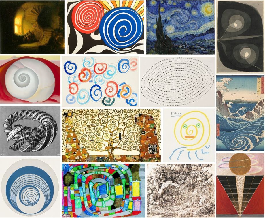 Famous Art - Spirals Quiz - By hazelnuts