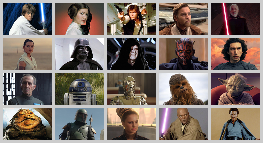 Find the Scrambled Star Wars Characters Quiz - By johncenafan612