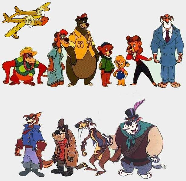 Picture Click: TaleSpin Character Map Quiz - By MortyJSocks