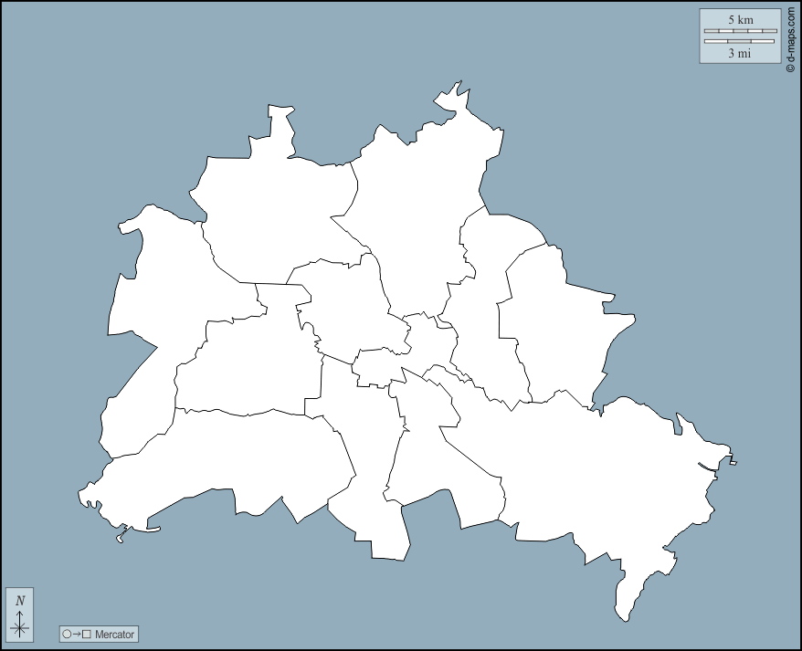 Click Districts/Neighborhoods of Berlin Quiz - By pycckoe
