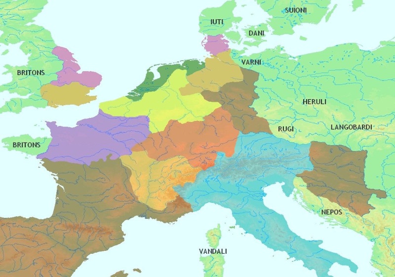 Ancient Germanic Tribes on a Map Quiz - By lexmith