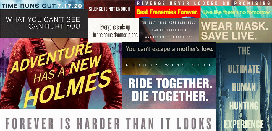 Taglines in 2020 movie posters Quiz - By mucciniale
