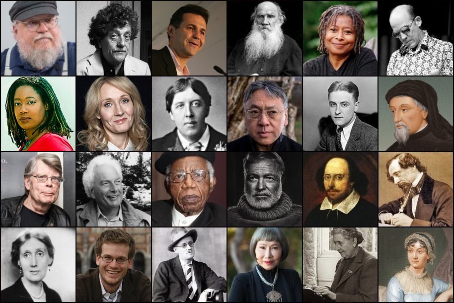 Authors by First Names Quiz