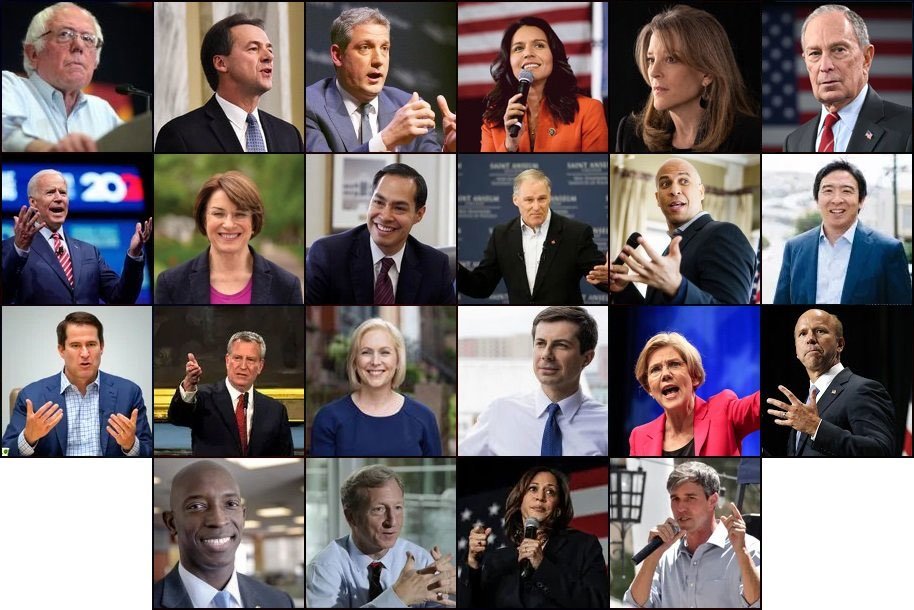 2020 Democratic Candidates by First Names Quiz