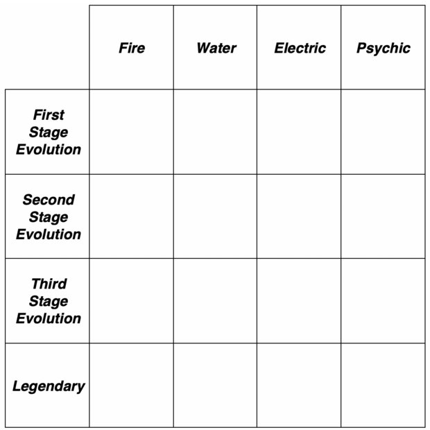4x4 Grid Match: Pokémon Quiz