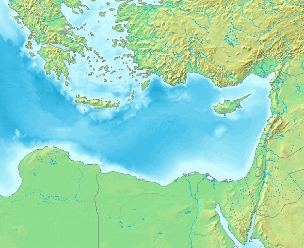 Click the Levantine Sea Countries Quiz