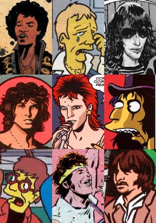 More Musical Artists in Comic Books Quiz