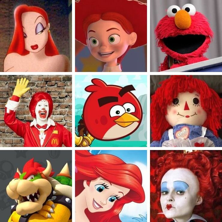 9 Fictional Characters with Red Hair Quiz - By Pilgab