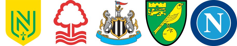 'N' European Soccer Teams by Logo Quiz