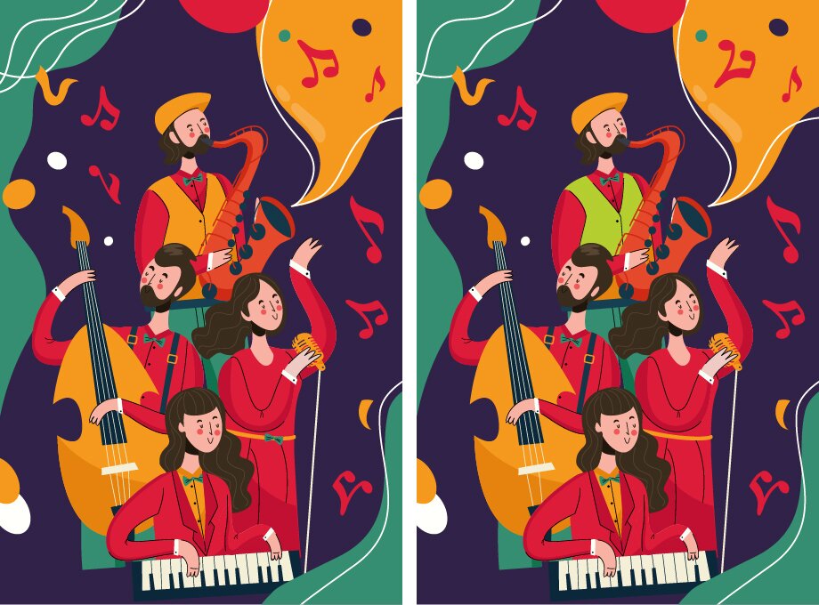 Click the Differences: Jazz Quiz