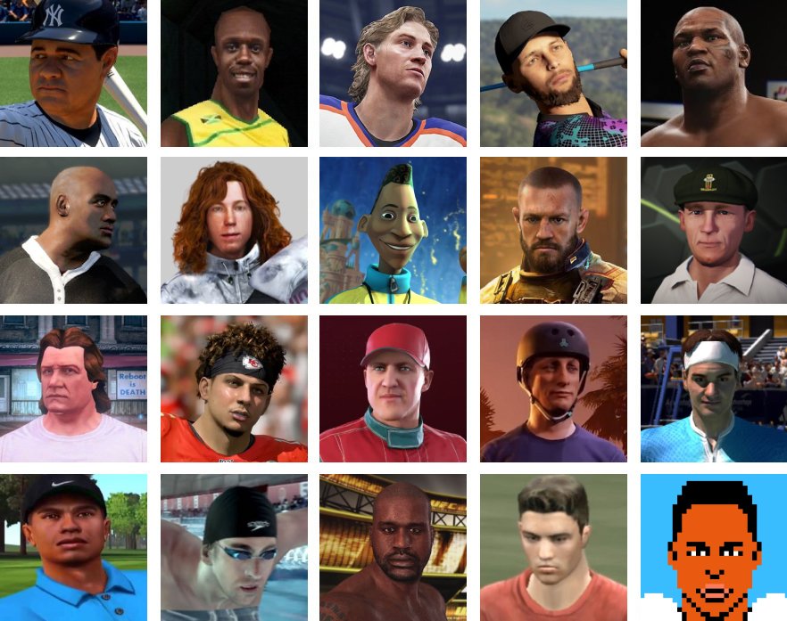 Sportsmen in Video Games Quiz