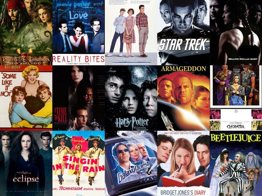 Two Guys, a Girl, & a Movie Poster Quiz