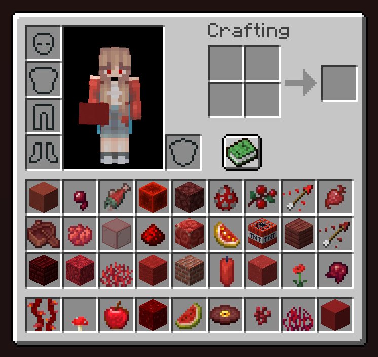 Minecraft Inventory Click: Red Quiz