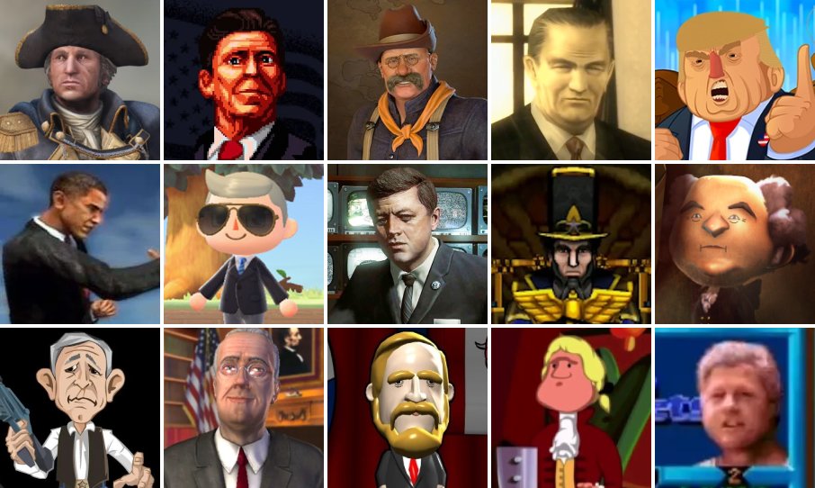 US Presidents in Video Games Quiz
