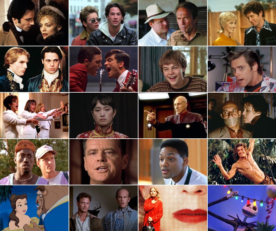 Four-Word Movies (1990s) Quiz