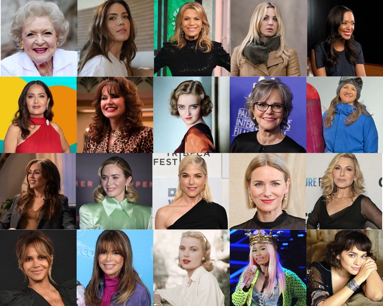 5x5 Women Celebrity Names Quiz