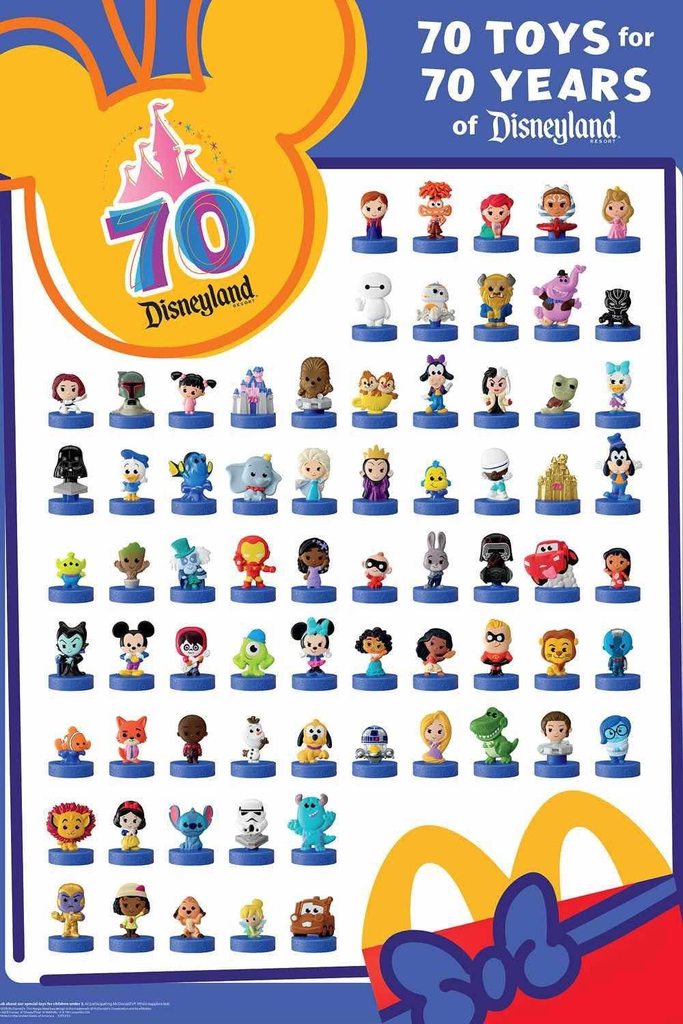McDonald's Disneyland Happy Meal Toys Quiz - By jjmorales