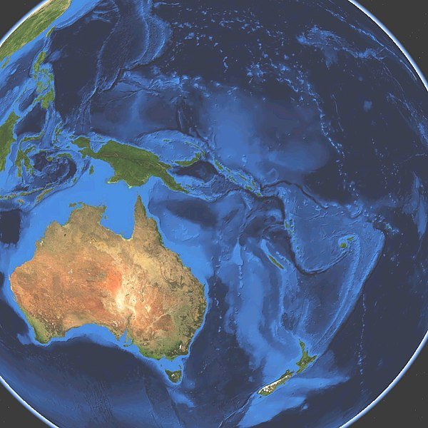 Oceania from Space - No Borders (Picture Click) Quiz - By PecsAndGlutes