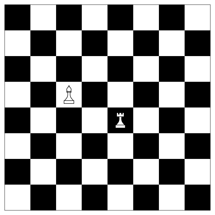 Clickable Chess Moves Rook Bishop Quiz