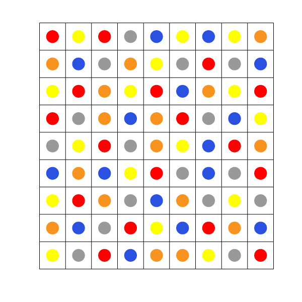 Click the Colored Circles Quiz