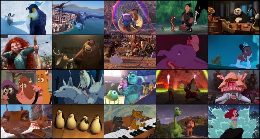 Click a Movie, Initially - Animated Movies III Quiz