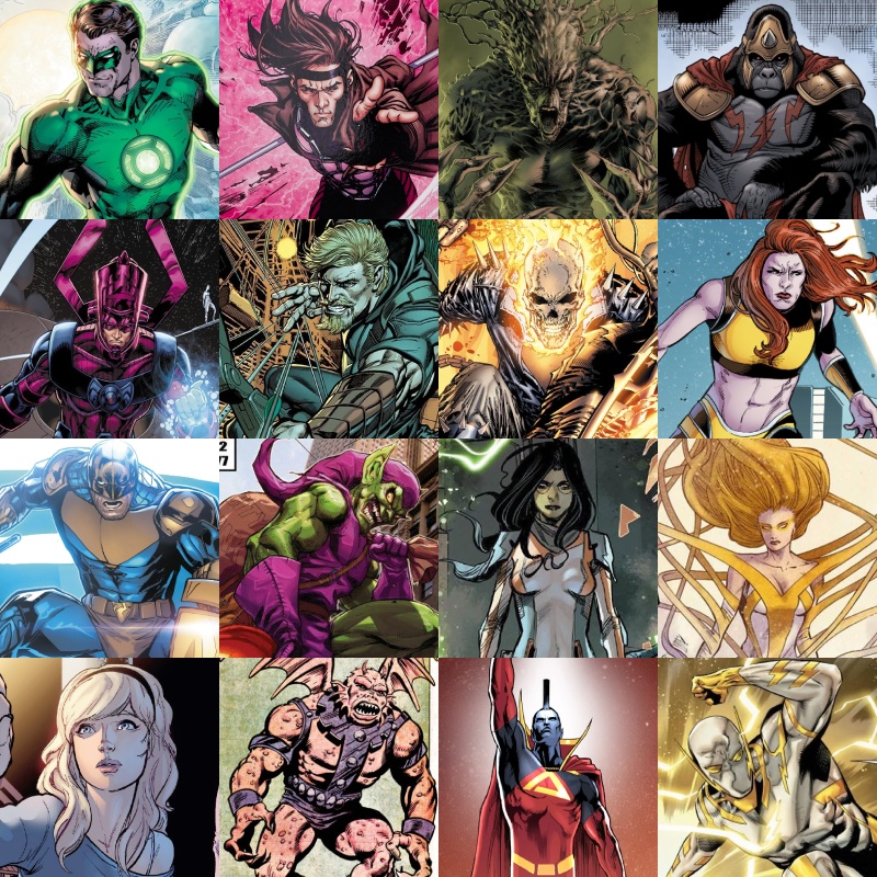 Find the 'G' Comic Characters Quiz - By BorezU