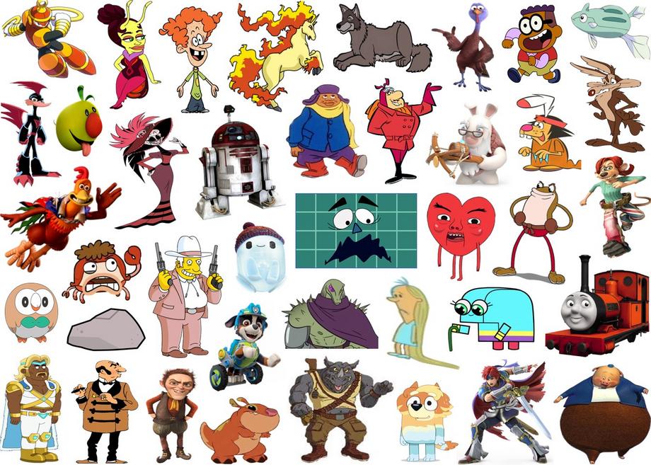 Click the 'R' Cartoon Characters V Quiz - By ddd62291