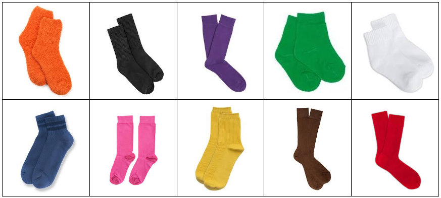 Colors by Socks Quiz - By JackDots