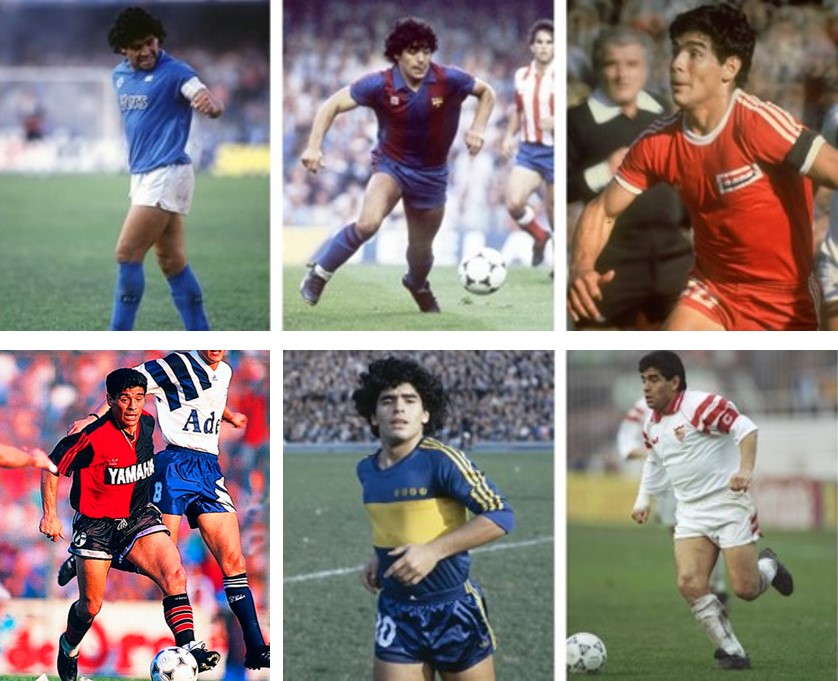 Click the clubs of Diego Maradona Quiz - By MD_Law