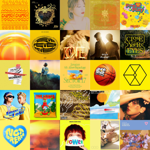 Yellow Kpop albums/singles Quiz - By goldentulips