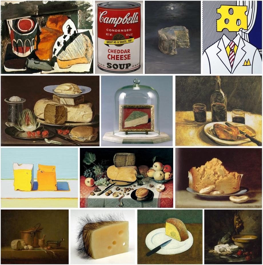 Famous Cheese Art Quiz - By hazelnuts