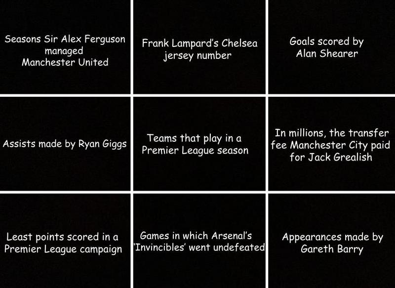 Ascending Premier League Trivia Quiz - By I-Am-Batman