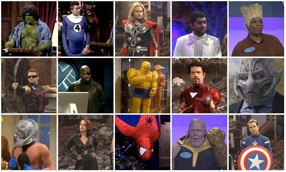 SNL - Marvel Characters (Picture Click) Quiz - By Librarysquirrel