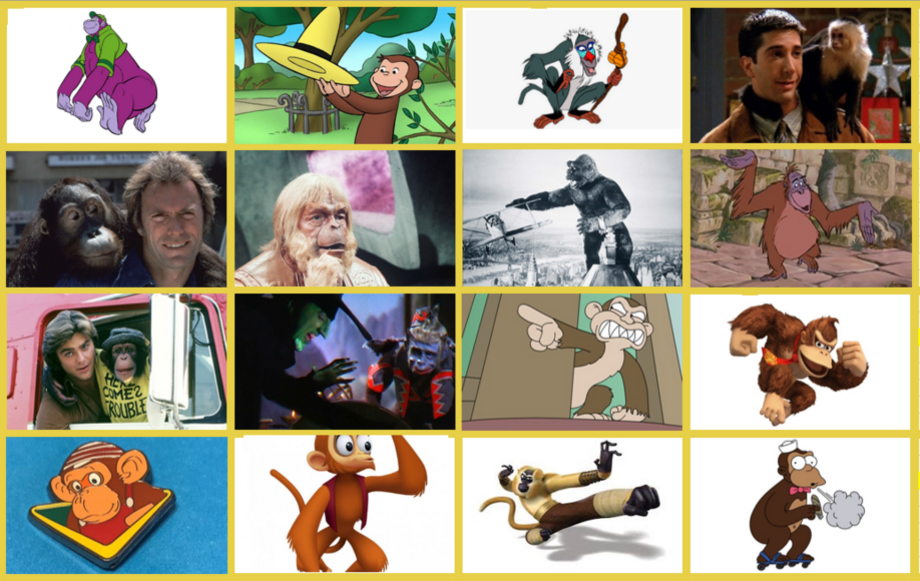 Fictional Primates Quiz - By mucciniale