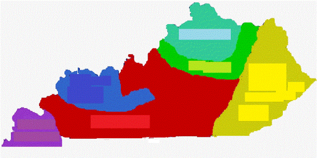 Regions of Kentucky Quiz - By scole9179